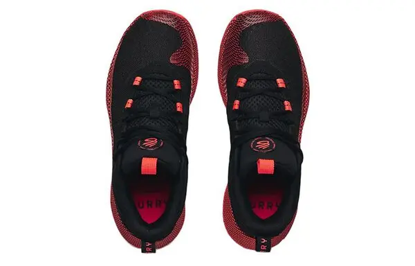Under Armour Curry Hovr Splash Basketball Sneakers - Black/red