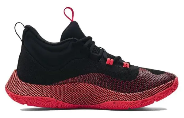 Under Armour Curry Hovr Splash Basketball Sneakers - Black/red