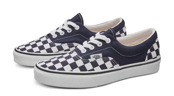 VANS Era Checkerboard Sneakers - Blue/white