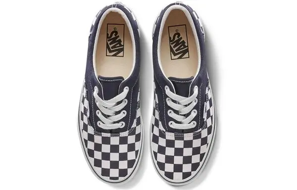 VANS Era Checkerboard Sneakers - Blue/white
