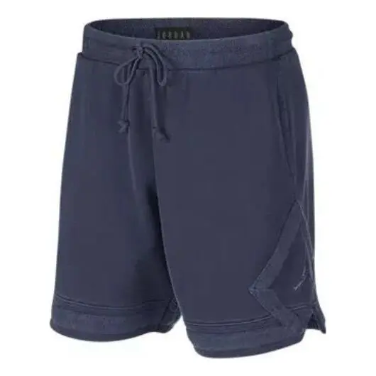 JORDAN Solid Color Stripe Side Logo Printing Lacing Breathable Shorts - Default Colorway
