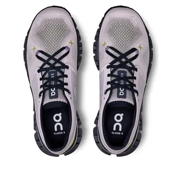 On Cloud X 3 Athletic Sneakers - Beige/black