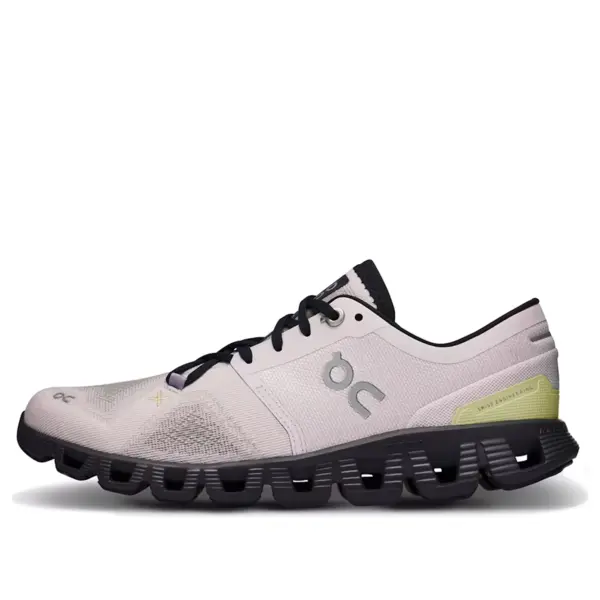On Cloud X 3 Athletic Sneakers - Beige/black
