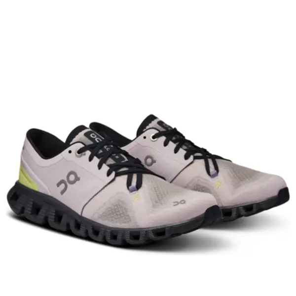 On Cloud X 3 Athletic Sneakers - Beige/black