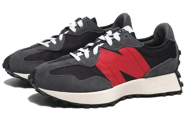 NEW BALANCE 327 Sneakers - Black/red