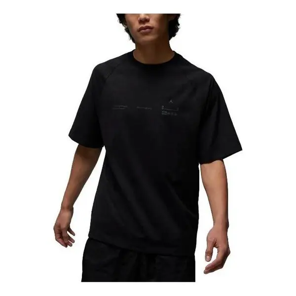 JORDAN 23 Engineered T-shirt Asia Sizing 'black - Black/dark Shadow