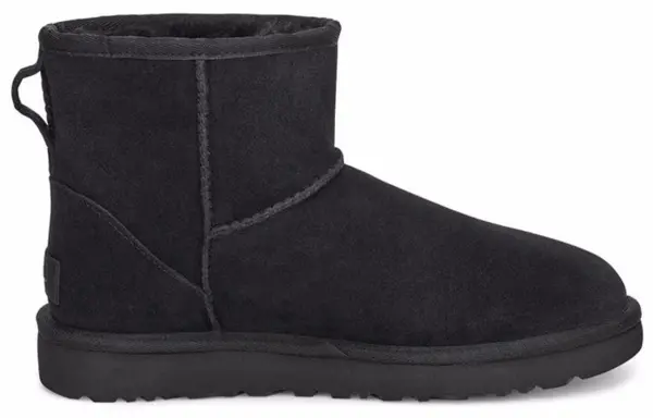UGG Classic Mini Rubber Logo Boots - Black