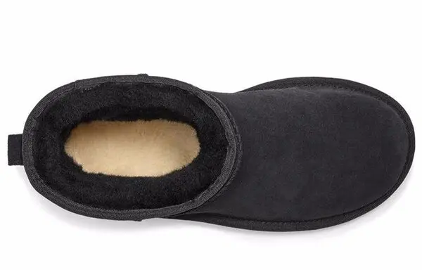 UGG Classic Mini Rubber Logo Boots - Black