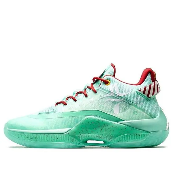 XTEP Levitation 4 Sneakers - Mint Green/red