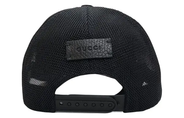 Gucci Gg Monogram Baseball Cap - Black