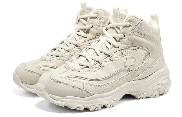 Sketchers Dlites 1.0 Lace-up Sneakers - Beige