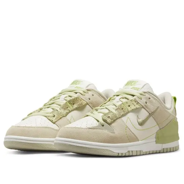Nike Dunk Low Disrupt 2 "green Snake" Sneakers - White/gray/green