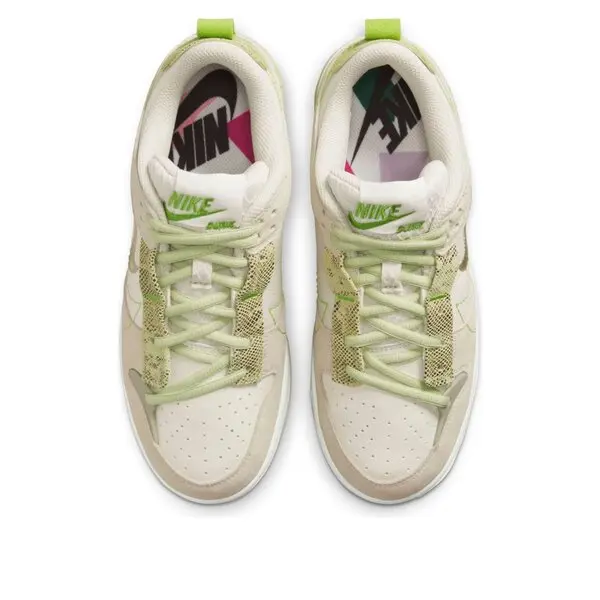 Nike Dunk Low Disrupt 2 "green Snake" Sneakers - White/gray/green