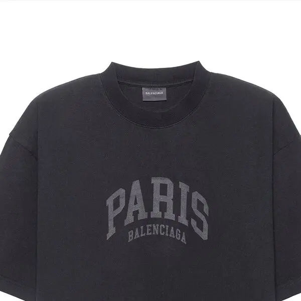 Balenciaga Paris" Graphic T-shirt - Nero
