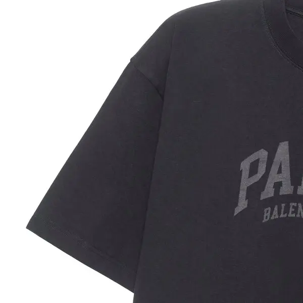 Balenciaga Paris" Graphic T-shirt - Nero