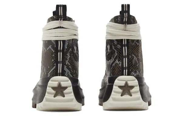 CONVERSE Run Star Hike Snakeskin Zip Up Boots