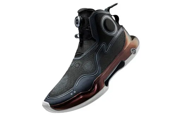 LI-NING Yushuai Evolution High Top Sneakers - Black/brown