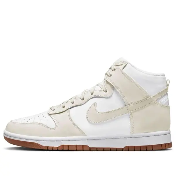 Nike Dunk High "sail Gum - Cream/white/brown