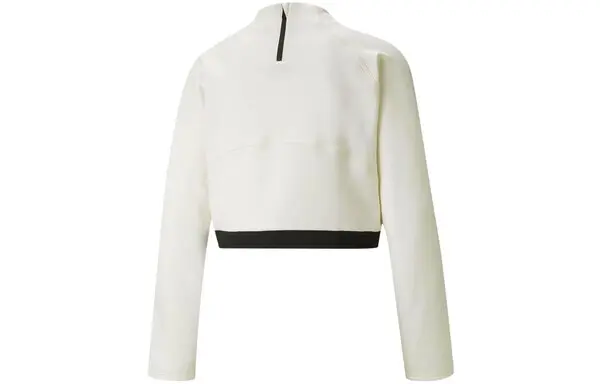 PUMA Train First Mile Mock Neck Long Sleeve Pullover