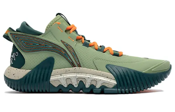 LI-NING Low Top Sneakers - Green/dark Green