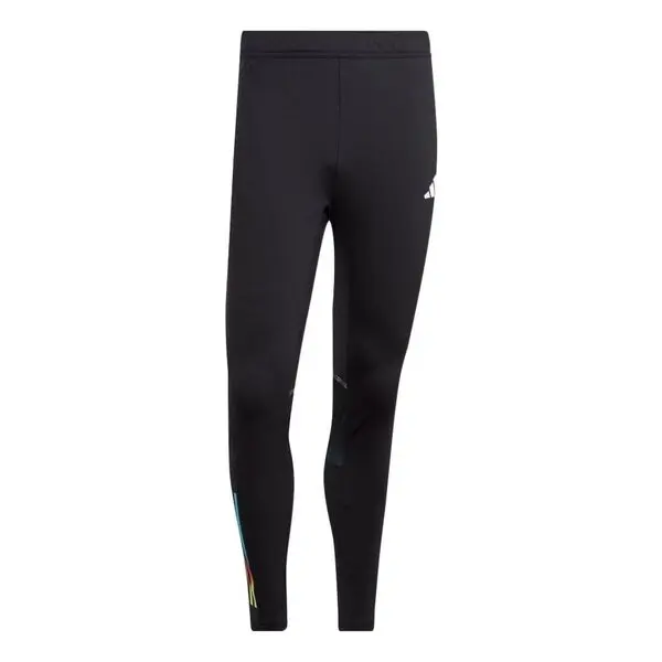 Adidas Slim Fit Mid Waist Sports Pants Black - Default Colorway