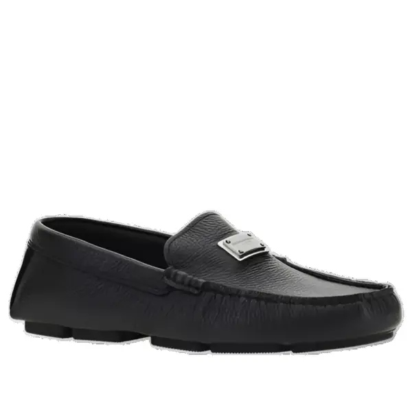 Dolce & Gabbana Calfskin Loafers With Buckle Detail