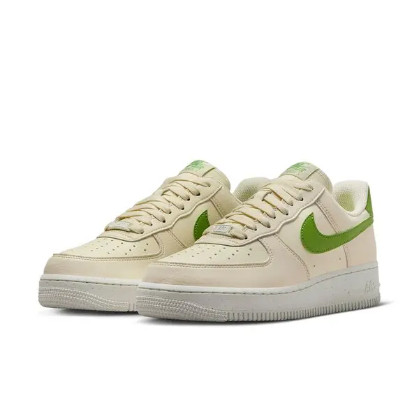 Nike Force 1 Low Next Nature Sneakers - Beige/green/white