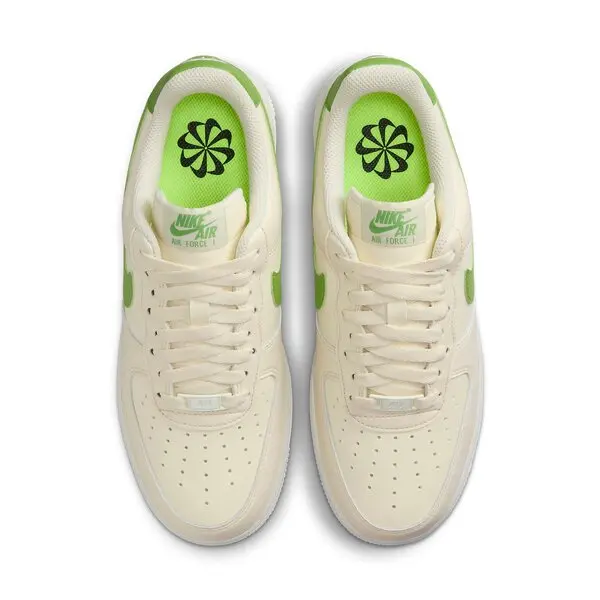 Nike Force 1 Low Next Nature Sneakers - Beige/green/white