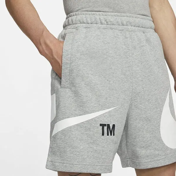 Nike Swoosh Ft Shorts - Grey