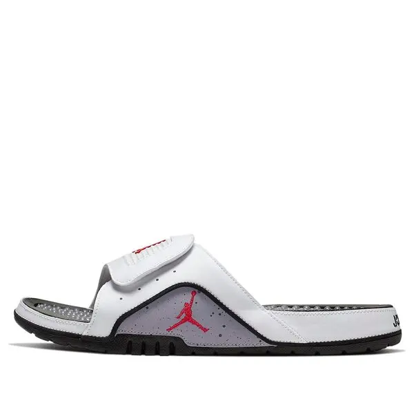 JORDAN Air Hydro 4 Retro Cement Slides - White