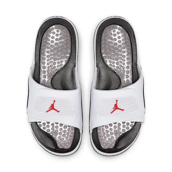 JORDAN Air Hydro 4 Retro Cement Slides - White