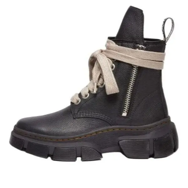 Dr. Martens X Rick Owens 1460 Dmxl Jumbo Lace Boots - Black/beige