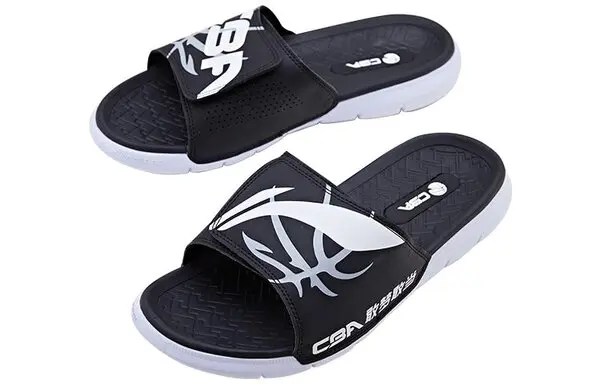 LI-NING X Cba Sport Slides - Black/white