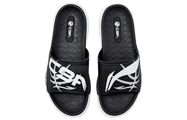LI-NING X Cba Sport Slides - Black/white
