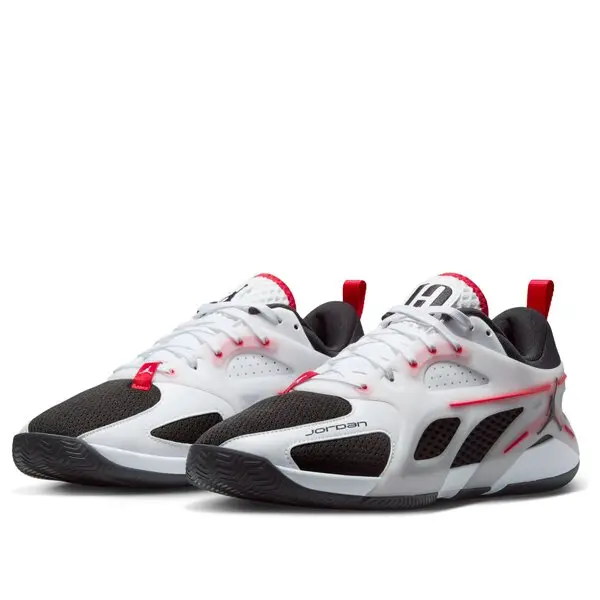 JORDAN Heir Pf "bloodline" Sneakers - White/fire Red/black