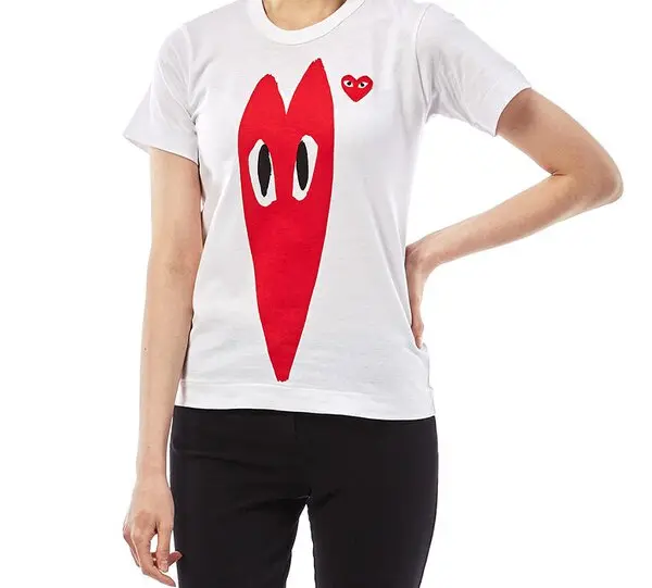 Play Comme Des Garcon Long Heart T-shirt