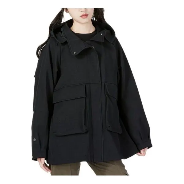 Adidas Hooded Jacket With Drawstring And Pockets