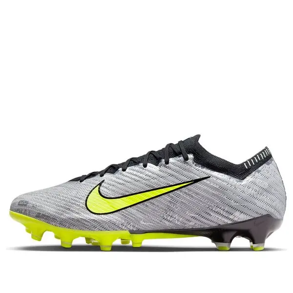 Nike Zoom Vapor 15 Elite 25 Ag-pro Sneakers - Silver/green/black