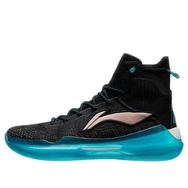 LI-NING Yushuai 13 Basketball High-top Sneakers - Blackblue