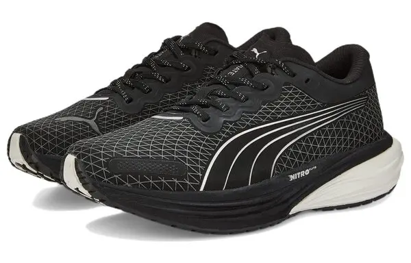 PUMA Deviate Nitro 2 Wtr Running Shoes - Black/metallic Silver