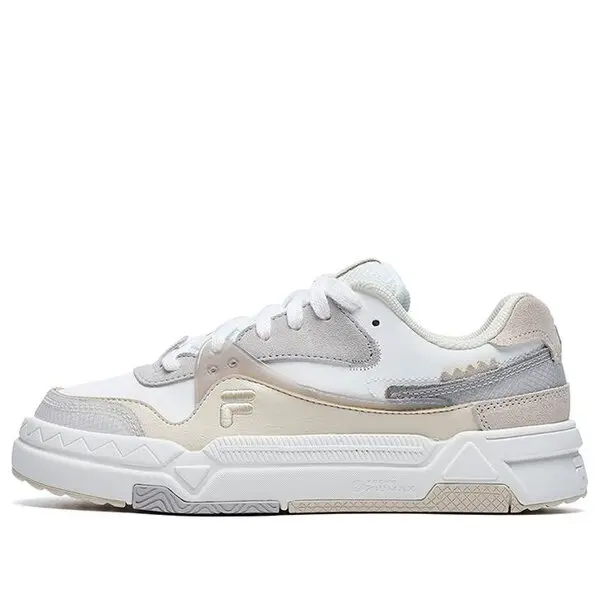 FILA FUSION Bank Skate Sneakers - White/beige/grey
