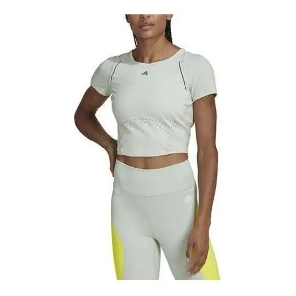 Adidas Cropped Performance T-shirt - Green