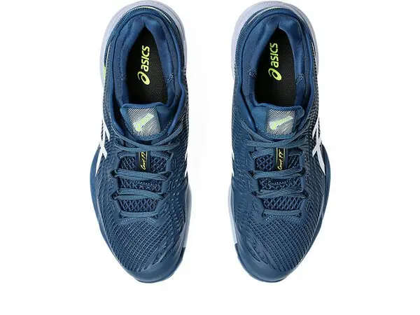 Asics Court Ff 3 Athletic Sneakers - Teal/yellow/white