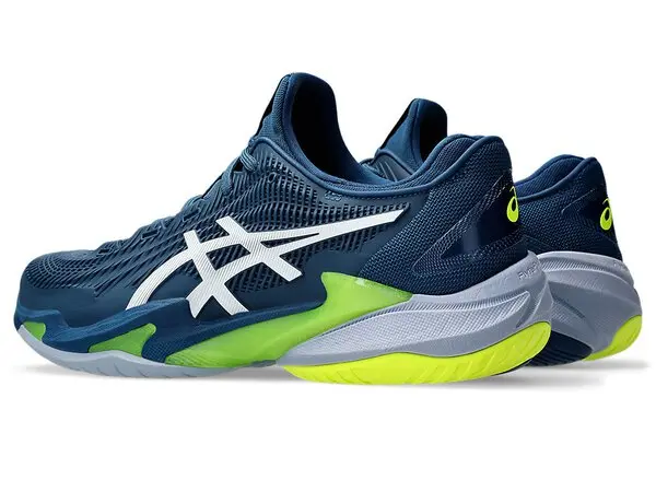 Asics Court Ff 3 Athletic Sneakers - Teal/yellow/white