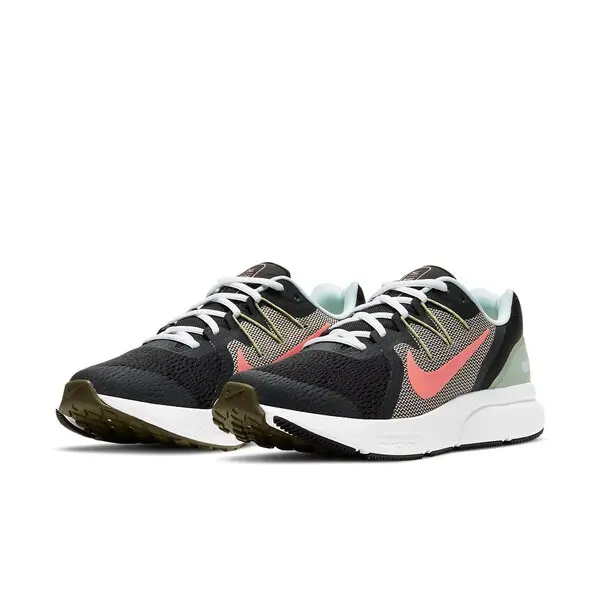 Nike Zoom Span 3 Athletic Shoes - Black/white/pink