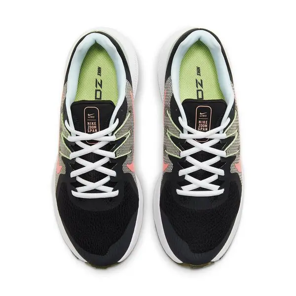 Nike Zoom Span 3 Athletic Shoes - Black/white/pink