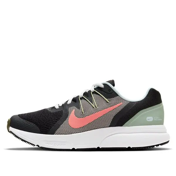 Nike Zoom Span 3 Athletic Shoes - Black/white/pink