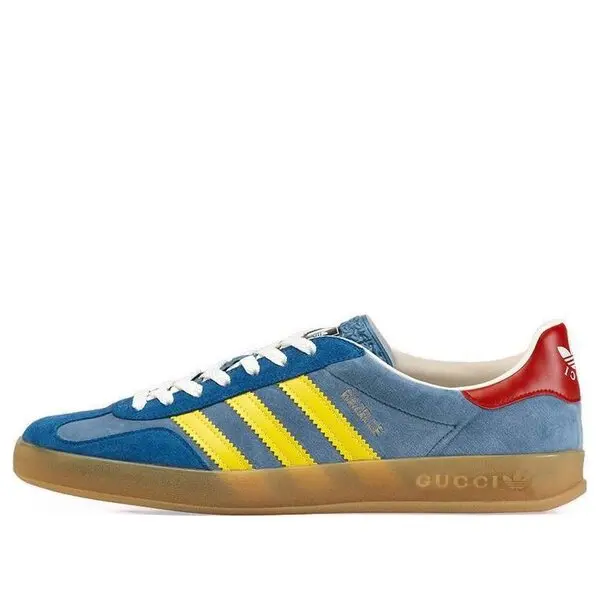 Gucci X Adidas Gazelle Sneaker - Light Blue/yellow