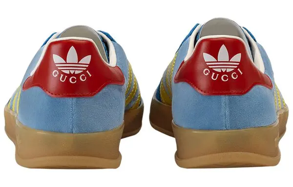 Gucci X Adidas Gazelle Sneaker - Light Blue/yellow