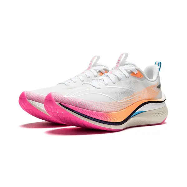 LI-NING Rouge Rabbit Pro Sneakers - White/pink/orange